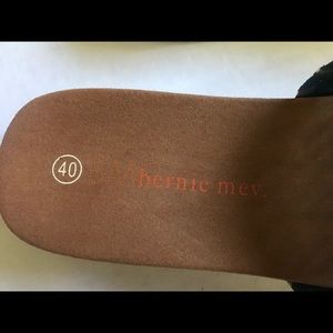 bernei mev | Shoes | Bernie Mev Slides Sandals Black Sz | Poshmark